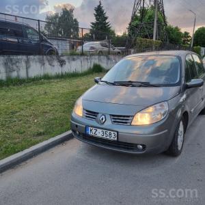 Grey Renault Scenic 2004 in Riga, with an engine capacity of 1.90 L and mileage of 250 thousand km for 800 €, photo 4 on AUTOMOTO.COM.LV