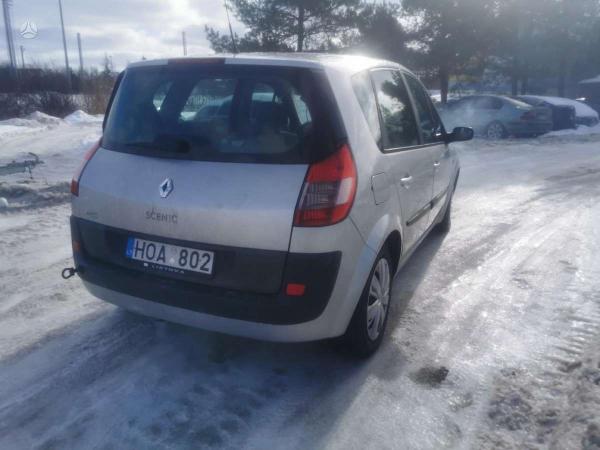 Grey Renault Scenic 2005 in Klaipeda, with an engine capacity of 1.87 L and mileage of 156 thousand km for 380 €, photo 6 on AUTOMOTO.COM.LV