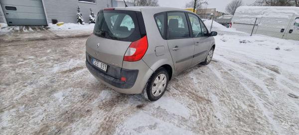 Grey Renault Scenic 2006 in Vilnius, with an engine capacity of 1.46 L and mileage of 144 thousand km for 550 €, photo 3 on AUTOMOTO.COM.LV