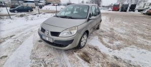 Grey Renault Scenic 2006 in Vilnius, with an engine capacity of 1.46 L and mileage of 144 thousand km for 550 €, photo 7 on AUTOMOTO.COM.LV