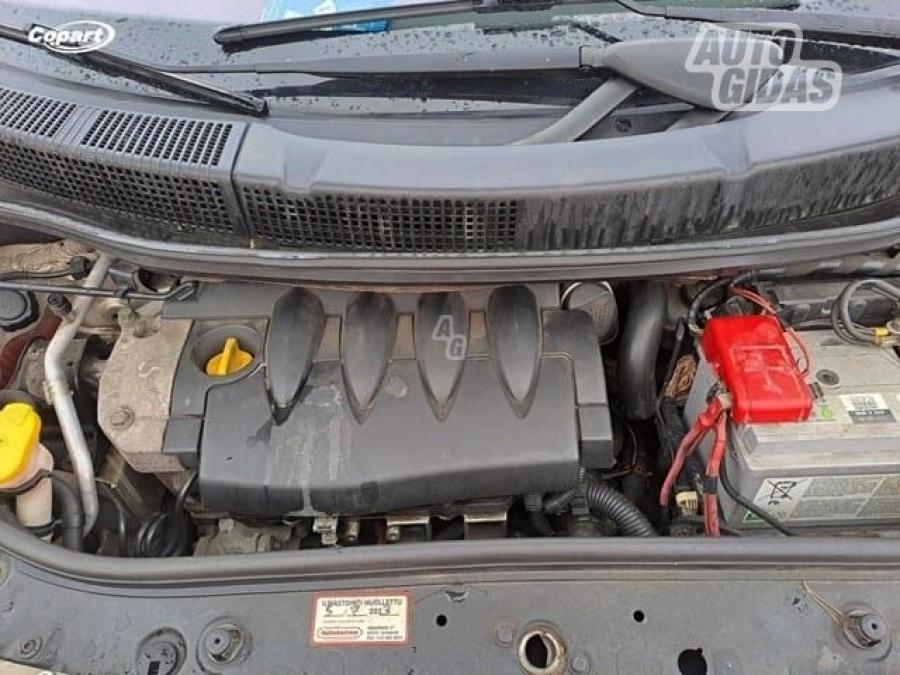 Grey Renault Scenic 2006 in Marijampole, with an engine capacity of 1.60 L and mileage of 202 thousand km for 1300 €, photo 20 on AUTOMOTO.COM.LV