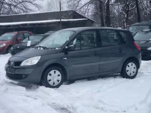 Grey Renault Scenic 2007 in Grobiņa, with an engine capacity of 1.60 L and mileage of 167 thousand km for 2850 €, photo 3 on AUTOMOTO.COM.LV