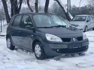 Grey Renault Scenic 2007 in Grobiņa, with an engine capacity of 1.60 L and mileage of 167 thousand km for 2850 €, photo 5 on AUTOMOTO.COM.LV