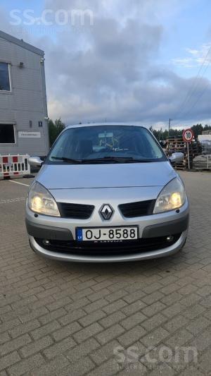 Grey Renault Scenic 2007 in Riga, with an engine capacity of 1.90 L and mileage of 292 thousand km for 800 €, photo 4 on AUTOMOTO.COM.LV