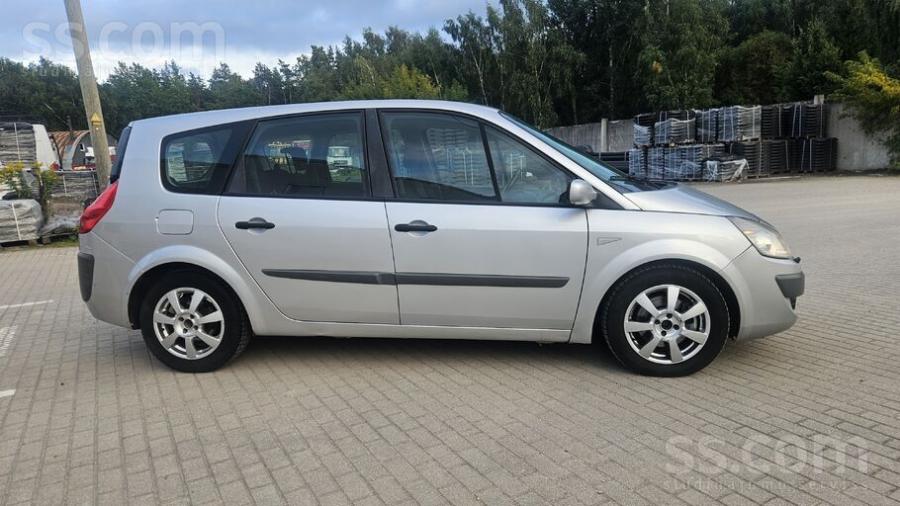 Grey Renault Scenic 2007 in Riga, with an engine capacity of 1.90 L and mileage of 292 thousand km for 800 €, photo 6 on AUTOMOTO.COM.LV
