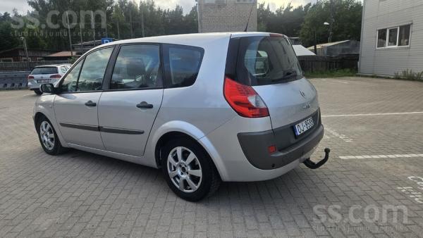 Renault Scenic 2007 in Riga on AUTOMOTO.COM.LV Grey Renault Scenic 2007 in Riga, with an engine capacity of 1.90 L and mileage of 292 thousand km for 800 €, photo 9 on AUTOMOTO.COM.LV