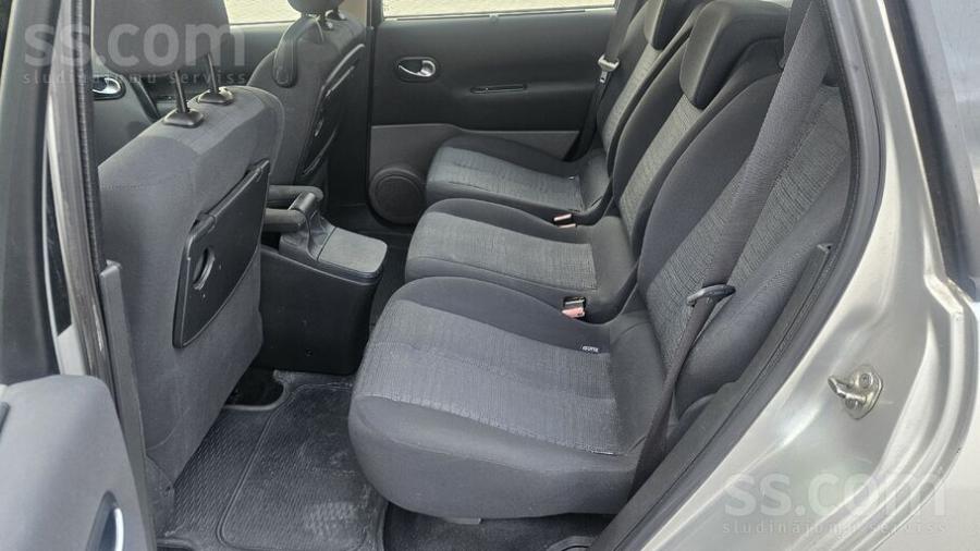 Grey Renault Scenic 2007 in Riga, with an engine capacity of 1.90 L and mileage of 292 thousand km for 800 €, photo 12 on AUTOMOTO.COM.LV