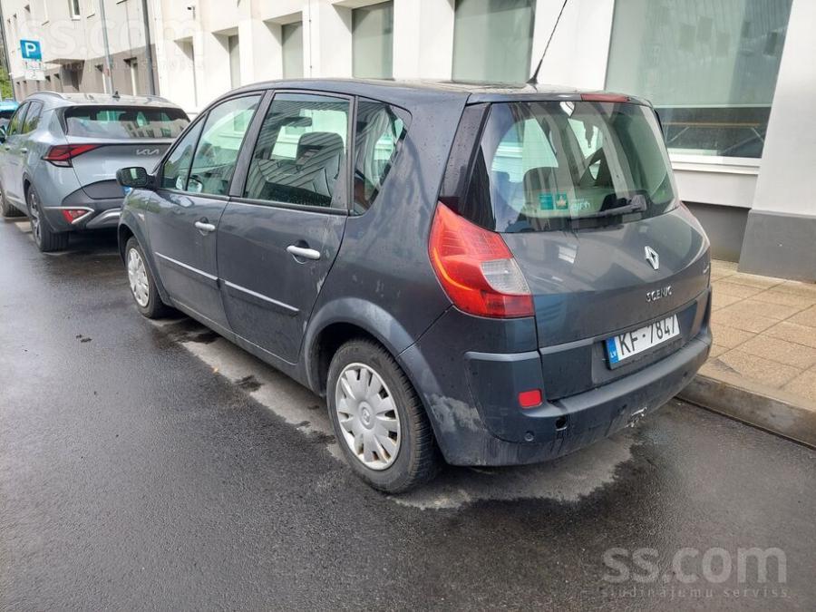 Серый Рено Сценик 2008 в Рига, объемом двигателя 1.50 л и пробегом 280 тыс. км за 1350 €, фото 3 на AUTOMOTO.COM.LV