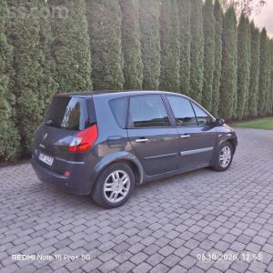 Grey Renault Scenic 2008 in Ogre, with an engine capacity of 1.90 L and mileage of 270 thousand km for 550 €, photo 3 on AUTOMOTO.COM.LV