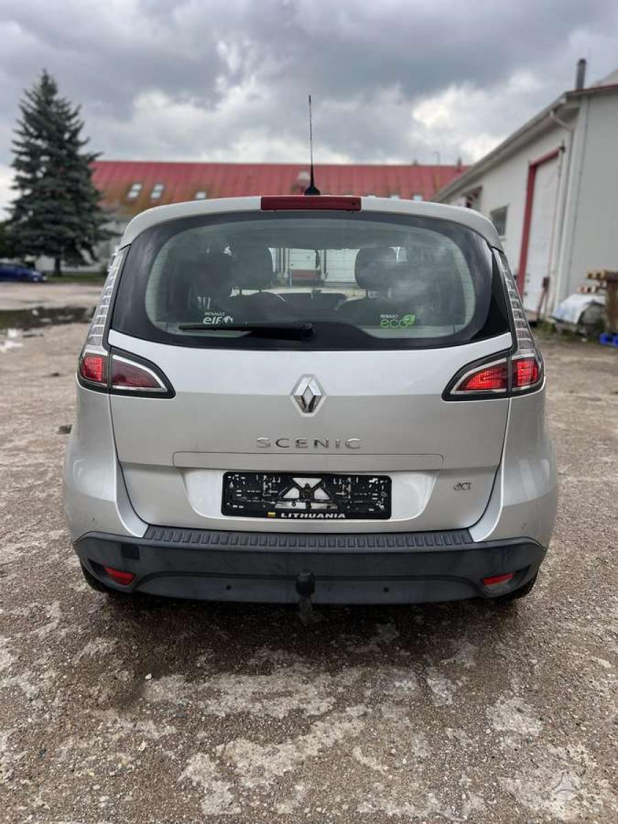 Pelēks Renault Scenic 2012 Kauņa, ar dzinēja tilpumu 1.46 L un nobraukumu 173 tūkst. km par 1600 €, foto 4 vietnē AUTOMOTO.COM.LV