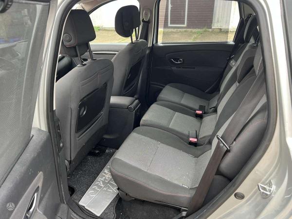 Grey Renault Scenic 2012 in Kaunas, with an engine capacity of 1.46 L and mileage of 173 thousand km for 1600 €, photo 9 on AUTOMOTO.COM.LV