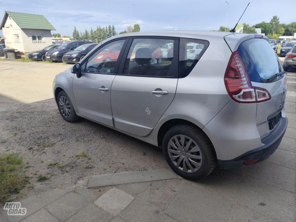 Grey Renault Scenic 2012 in Utena, with an engine capacity of 1.50 L and mileage of 213 thousand km for 2990 €, photo 10 on AUTOMOTO.COM.LV