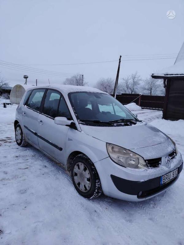 Grey Renault Scenic 2021 in Jonava, with an engine capacity of 1.50 L and mileage of 233 thousand km for 1100 €, photo 1 on AUTOMOTO.COM.LV