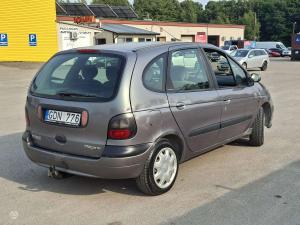 Grey Renault Scenic 1999 in Plunge, with an engine capacity of 1.60 L and mileage of 165 thousand km for 830 €, photo 6 on AUTOMOTO.COM.LV