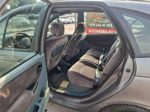 Grey Renault Scenic 1999 in Plunge, with an engine capacity of 1.60 L and mileage of 165 thousand km for 830 €, photo 11 on AUTOMOTO.COM.LV