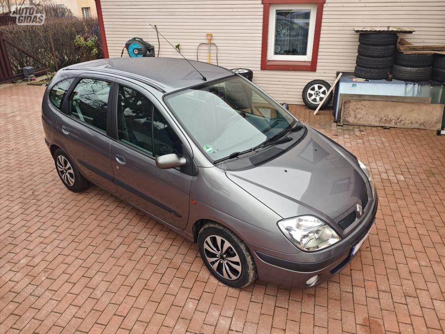 Grey Renault Scenic 2000 in Vilnius, with an engine capacity of 1.60 L and mileage of 207 thousand km for 1200 €, photo 27 on AUTOMOTO.COM.LV