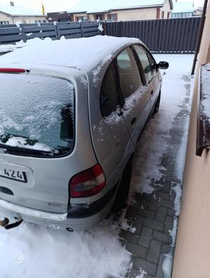 Grey Renault Scenic 2001 in Klaipeda, with an engine capacity of 1.60 L and mileage of 385 thousand km for 400 €, photo 5 on AUTOMOTO.COM.LV
