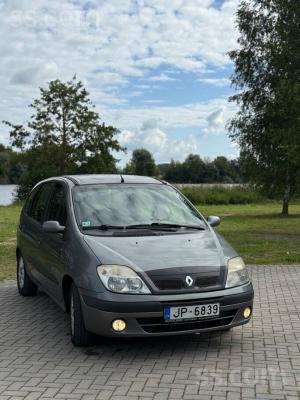 Grey Renault Scenic 2001 in Riga, with an engine capacity of 1.60 L and mileage of 230 thousand km for 730 €, photo 3 on AUTOMOTO.COM.LV