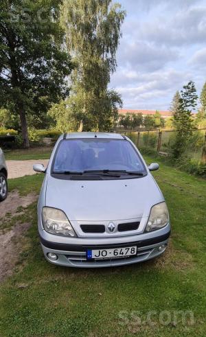 Grey Renault Scenic 2001 in Riga, with an engine capacity of 1.90 L and mileage of 316 thousand km for 651 €, photo 5 on AUTOMOTO.COM.LV