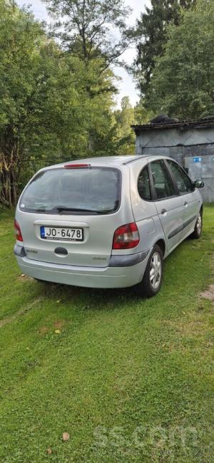 Pelēks Renault Scenic 2001 Rīga, ar dzinēja tilpumu 1.90 L un nobraukumu 316 tūkst. km par 651 €, foto  vietnē AUTOMOTO.COM.LV
