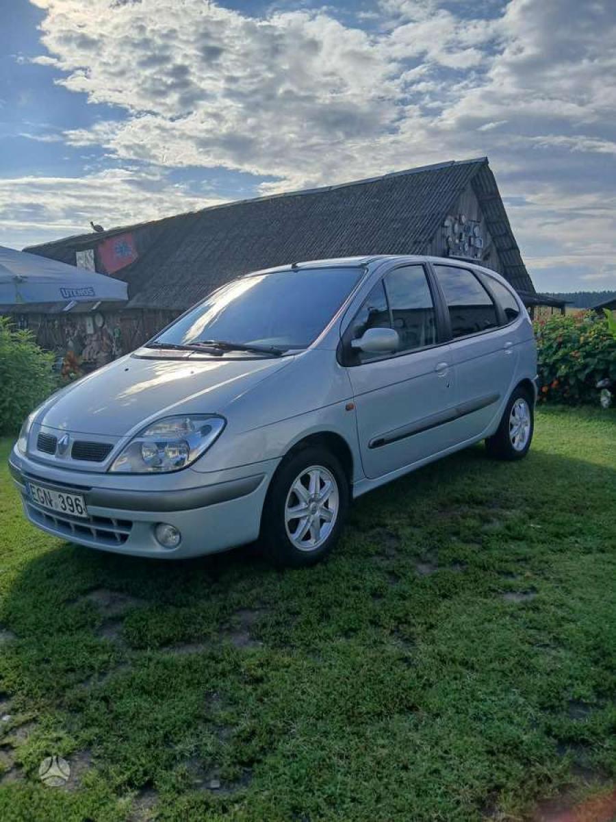 Grey Renault Scenic 2001 in Alytus, with an engine capacity of 1.90 L and mileage of 250 thousand km for 1100 €, photo 6 on AUTOMOTO.COM.LV
