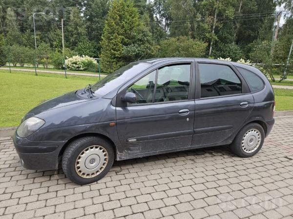 Grey Renault Scenic 2002 in Riga, with an engine capacity of 1.90 L and mileage of 252 thousand km for 600 €, photo 1 on AUTOMOTO.COM.LV