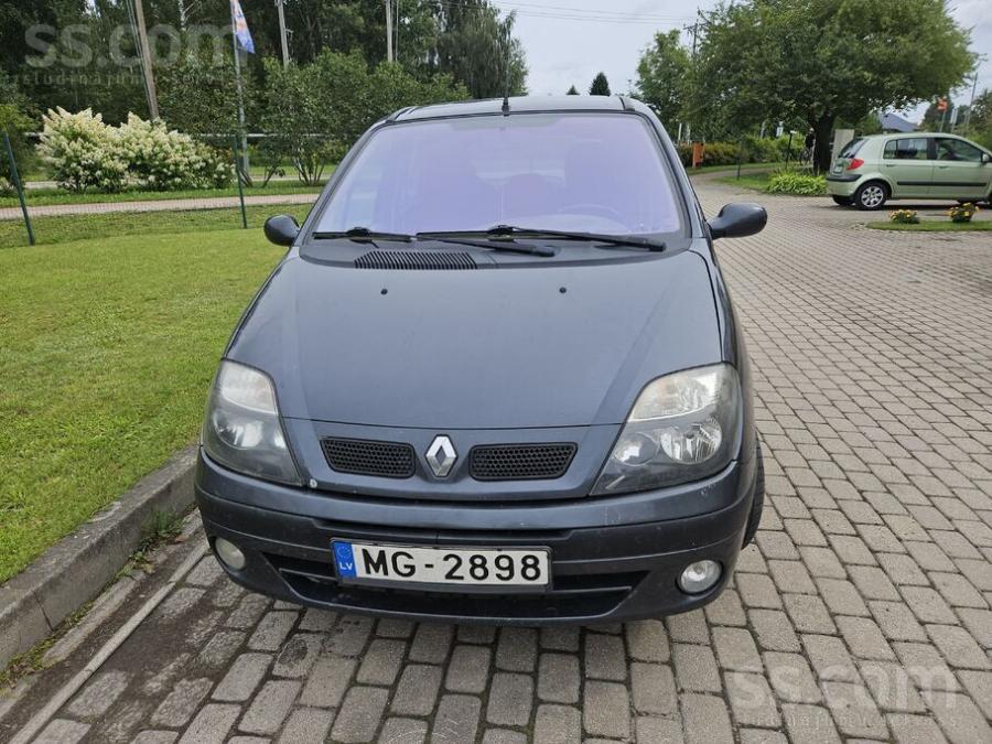 Pelēks Renault Scenic 2002 Rīga, ar dzinēja tilpumu 1.90 L un nobraukumu 252 tūkst. km par 600 €, foto 3 vietnē AUTOMOTO.COM.LV
