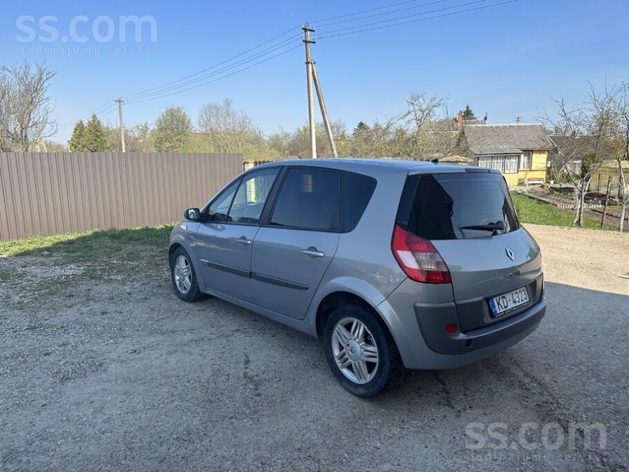 Grey Renault Scenic 2003 in Rezekne, with an engine capacity of 1.90 L and mileage of 311 thousand km for 1450 €, photo 3 on AUTOMOTO.COM.LV