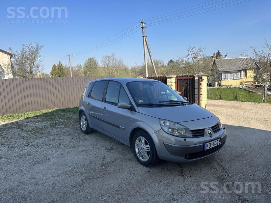 Grey Renault Scenic 2003 in Rezekne, with an engine capacity of 1.90 L and mileage of 311 thousand km for 1450 €, photo 4 on AUTOMOTO.COM.LV