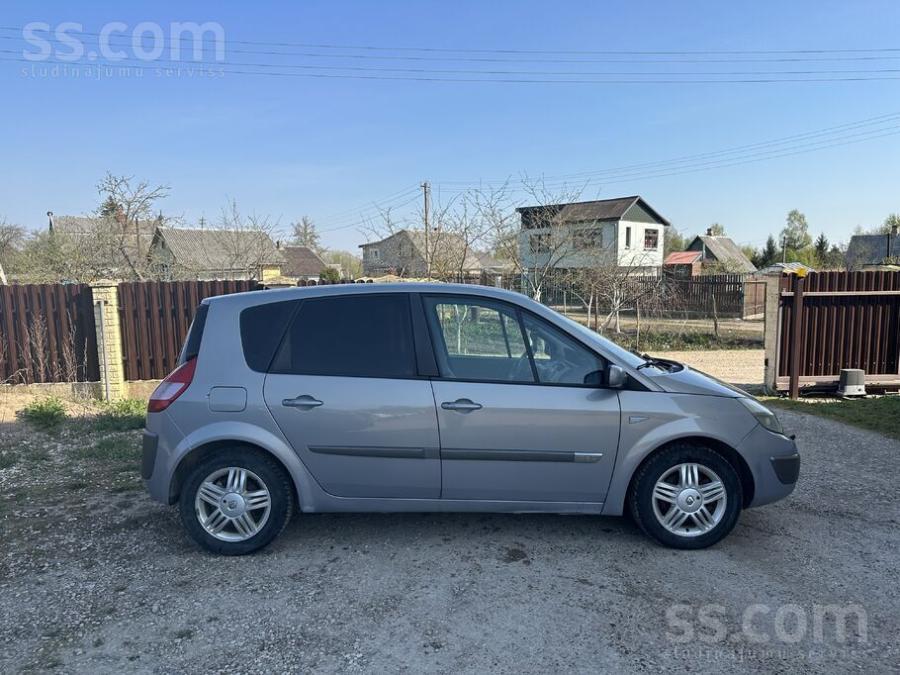 Grey Renault Scenic 2003 in Rezekne, with an engine capacity of 1.90 L and mileage of 311 thousand km for 1450 €, photo 5 on AUTOMOTO.COM.LV