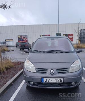 Pelēks Renault Scenic 2003 Rīga, ar dzinēja tilpumu 1.60 L un nobraukumu 293 tūkst. km par 950 €, foto 2 vietnē AUTOMOTO.COM.LV