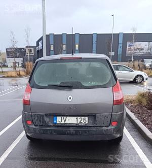 Pelēks Renault Scenic 2003 Rīga, ar dzinēja tilpumu 1.60 L un nobraukumu 293 tūkst. km par 950 €, foto 3 vietnē AUTOMOTO.COM.LV
