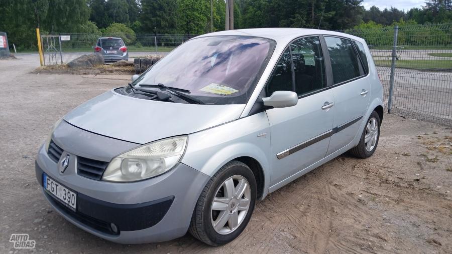Pelēks Renault Scenic 2004 Radviliškis, ar dzinēja tilpumu 1.60 L un nobraukumu 146 tūkst. km par 850 €, foto 3 vietnē AUTOMOTO.COM.LV