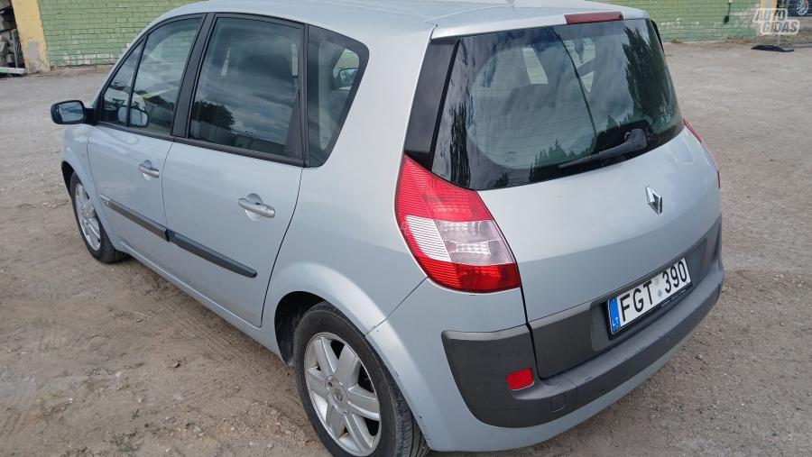 Pelēks Renault Scenic 2004 Radviliškis, ar dzinēja tilpumu 1.60 L un nobraukumu 146 tūkst. km par 850 €, foto 5 vietnē AUTOMOTO.COM.LV