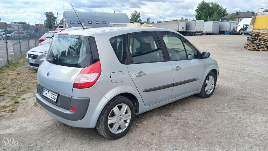 Pelēks Renault Scenic 2004 Radviliškis, ar dzinēja tilpumu 1.60 L un nobraukumu 146 tūkst. km par 850 €, foto 8 vietnē AUTOMOTO.COM.LV