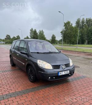 Pelēks Renault Scenic 2004 Ventspils, ar dzinēja tilpumu 1.90 L un nobraukumu 288 tūkst. km par 1050 €, foto 3 vietnē AUTOMOTO.COM.LV
