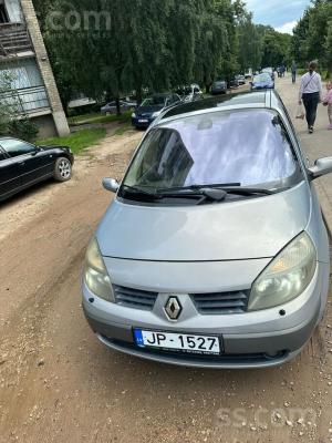 Pelēks Renault Scenic 2004 Rīga, ar dzinēja tilpumu 1.90 L un nobraukumu 179 tūkst. km par 1100 €, foto 1 vietnē AUTOMOTO.COM.LV