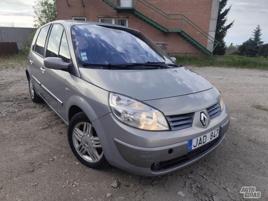 Grey Renault Scenic 2004 in Klaipeda, with an engine capacity of 1.60 L and mileage of 459 thousand km for 1250 €, photo 3 on AUTOMOTO.COM.LV