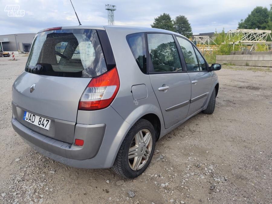 Grey Renault Scenic 2004 in Klaipeda, with an engine capacity of 1.60 L and mileage of 459 thousand km for 1250 €, photo 4 on AUTOMOTO.COM.LV