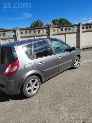 Grey Renault Scenic 2004 in Daugavpils, with an engine capacity of 1.90 L and mileage of 0 thousand km for 1100 €, photo  on AUTOMOTO.COM.LV