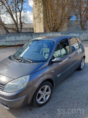 Серый Рено Сценик 2004 в Даугавпилс, объемом двигателя 1.90 л и пробегом 0 тыс. км за 1100 €, фото 3 на AUTOMOTO.COM.LV