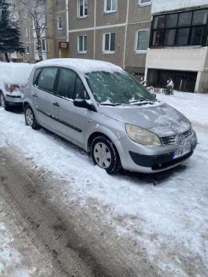 Grey Renault Scenic 2005 in Kaunas, with an engine capacity of 1.46 L and mileage of 187 thousand km for 550 €, photo  on AUTOMOTO.COM.LV