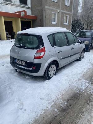 Grey Renault Scenic 2005 in Kaunas, with an engine capacity of 1.46 L and mileage of 187 thousand km for 550 €, photo 2 on AUTOMOTO.COM.LV