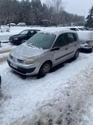 Grey Renault Scenic 2005 in Kaunas, with an engine capacity of 1.46 L and mileage of 187 thousand km for 550 €, photo 4 on AUTOMOTO.COM.LV