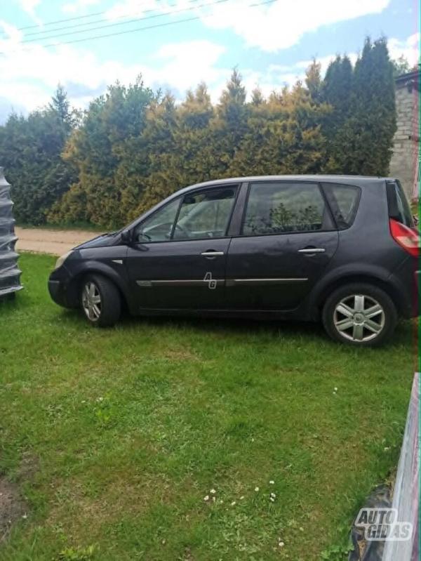 Grey Renault Scenic 2005 in Alytus, with an engine capacity of 1.90 L and mileage of 293 thousand km for 550 €, photo 3 on AUTOMOTO.COM.LV