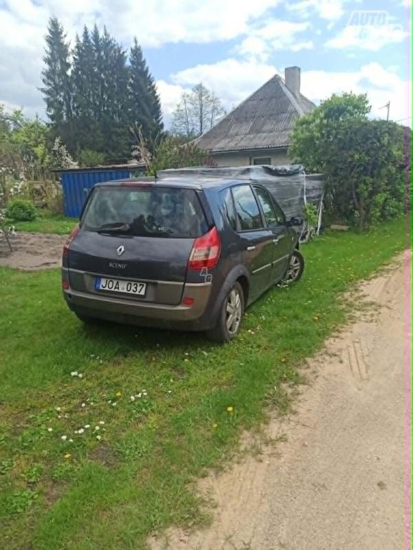 Grey Renault Scenic 2005 in Alytus, with an engine capacity of 1.90 L and mileage of 293 thousand km for 550 €, photo 9 on AUTOMOTO.COM.LV