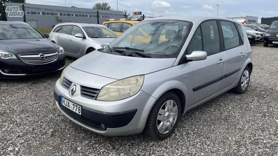 Pelēks Renault Scenic 2005 Marijampole, ar dzinēja tilpumu 1.90 L un nobraukumu 251 tūkst. km par 600 €, foto 1 vietnē AUTOMOTO.COM.LV