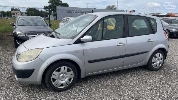 Pelēks Renault Scenic 2005 Marijampole, ar dzinēja tilpumu 1.90 L un nobraukumu 251 tūkst. km par 600 €, foto 2 vietnē AUTOMOTO.COM.LV