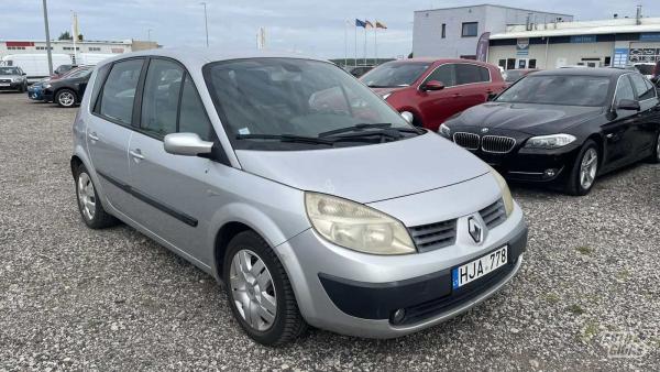 Pelēks Renault Scenic 2005 Marijampole, ar dzinēja tilpumu 1.90 L un nobraukumu 251 tūkst. km par 600 €, foto 4 vietnē AUTOMOTO.COM.LV