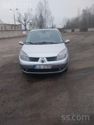 Grey Renault Scenic 2005 in Daugavpils, with an engine capacity of 1.90 L and mileage of 436 thousand km for 1050 €, photo 3 on AUTOMOTO.COM.LV